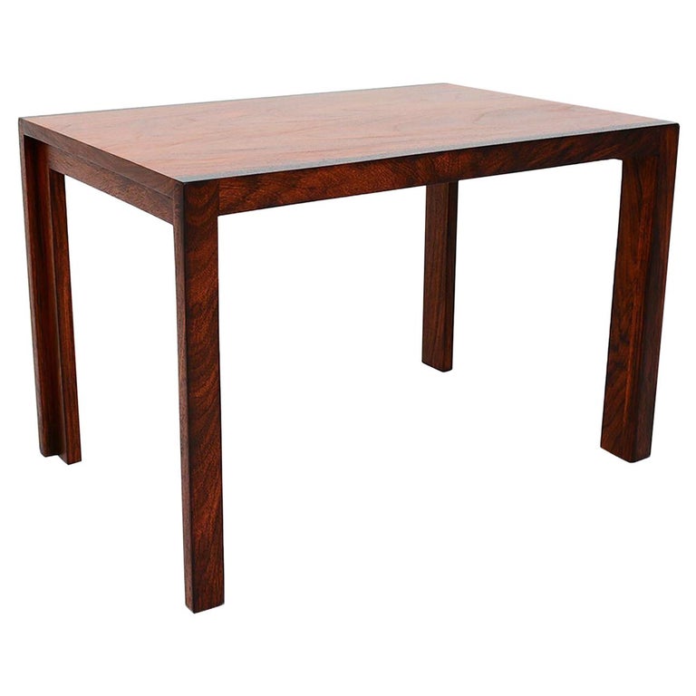 Exquisite Modern Solid Rosewood and Mahogany Side Table Studio Piece ...