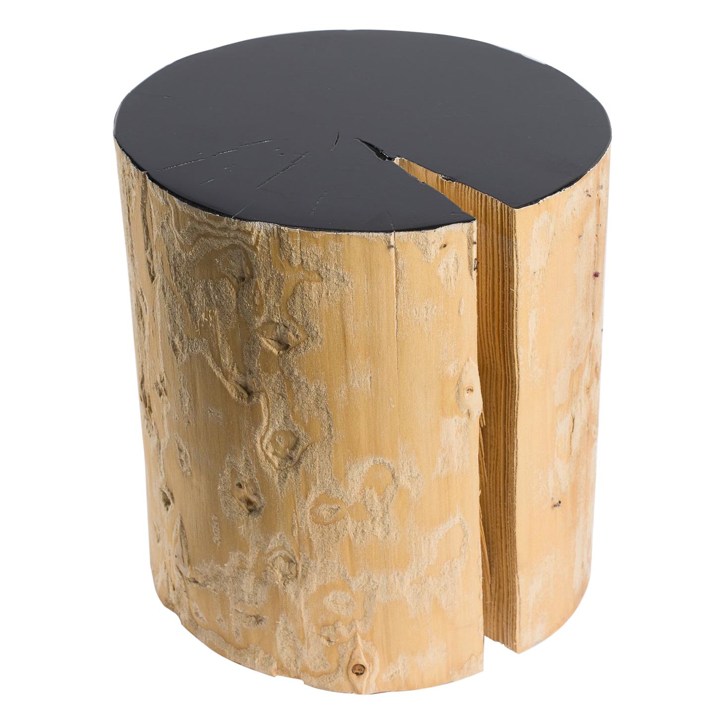 Contemporary Jump High Stool with Black Corian Top For Sale at 1stdibs