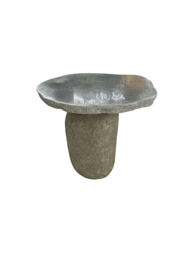 Solid Stone Round Table from Java, Indonesia For Sale at 1stDibs