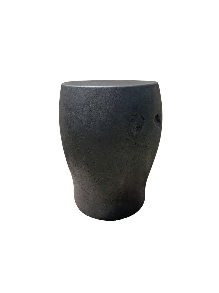 Solid Stone Side Table / Pedestal from Java, Indonesia For Sale at 1stDibs