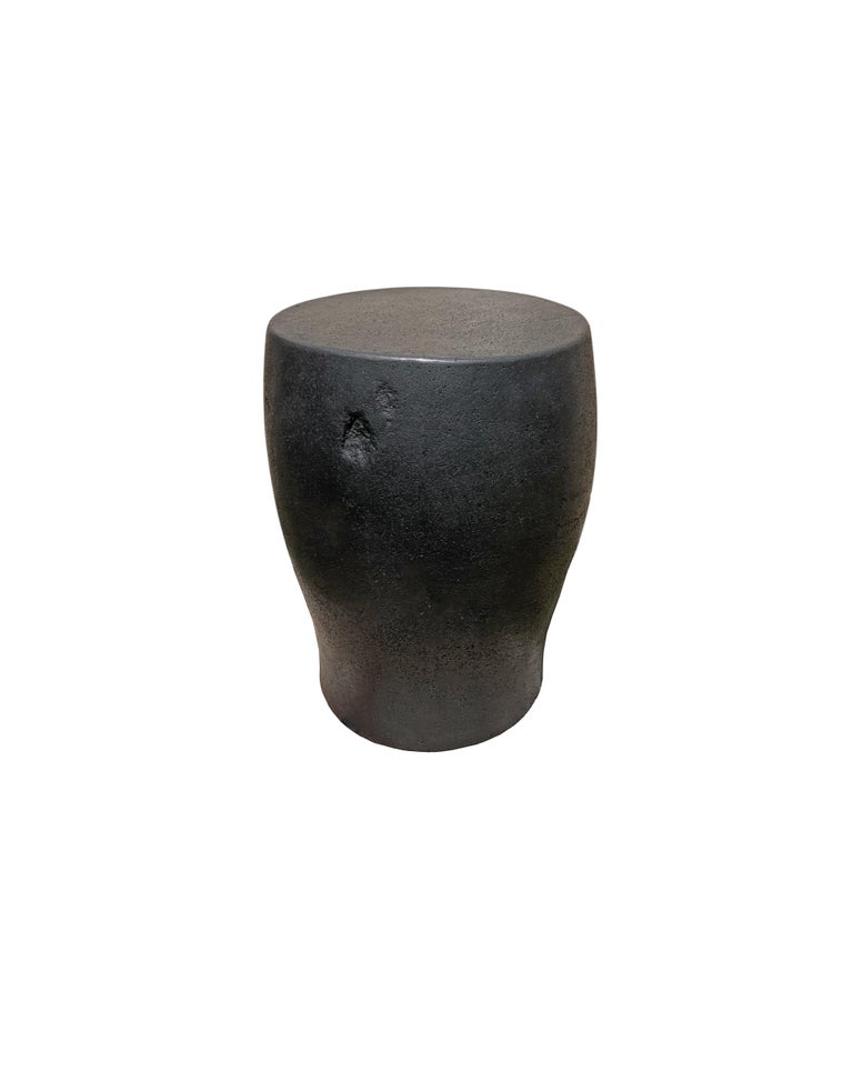 Solid Stone Side Table / Pedestal from Java, Indonesia For Sale at 1stDibs