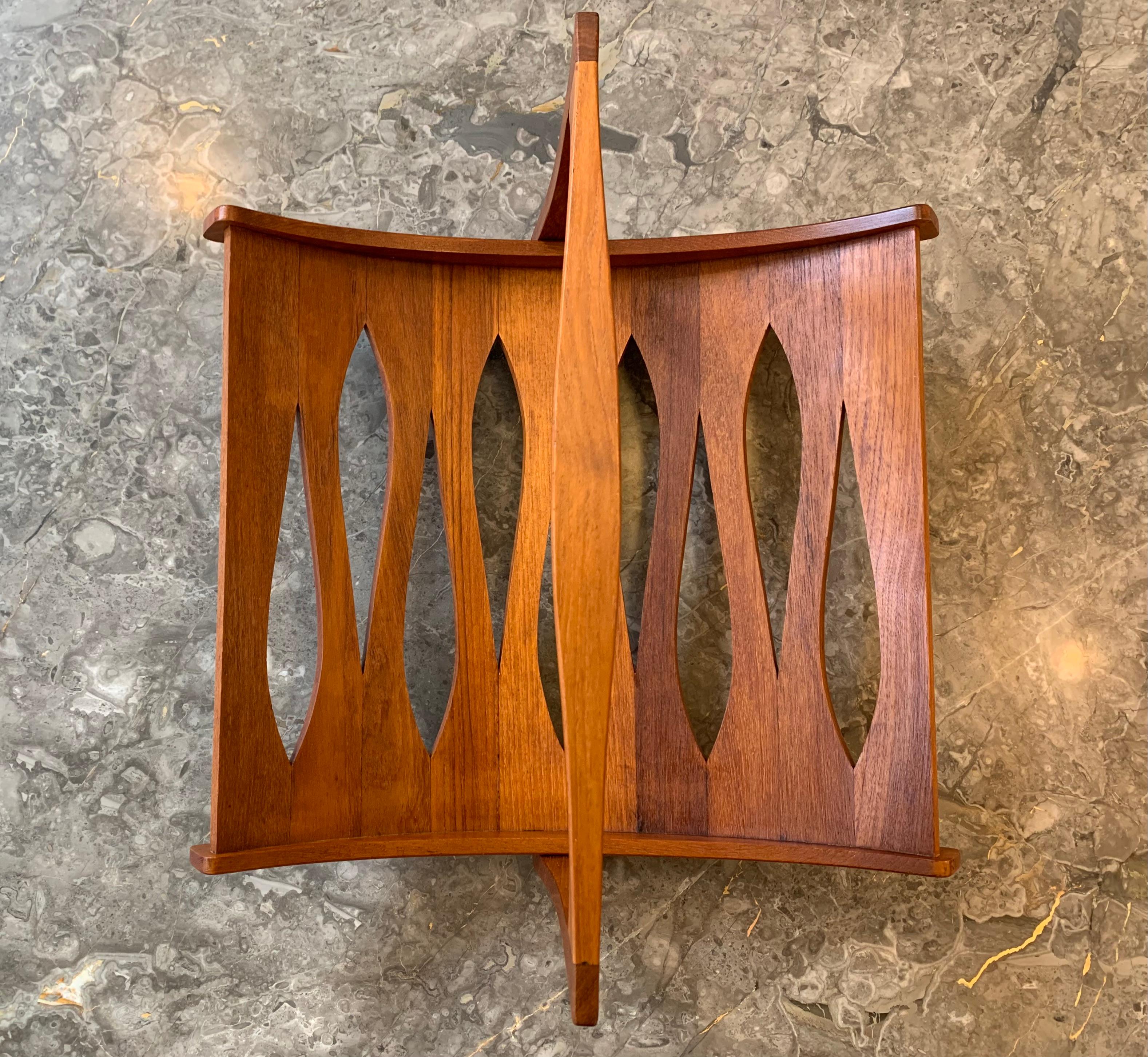 Solid Teak Crafted Magazine Holder by Jens Harald Quistgaard - Dank ...