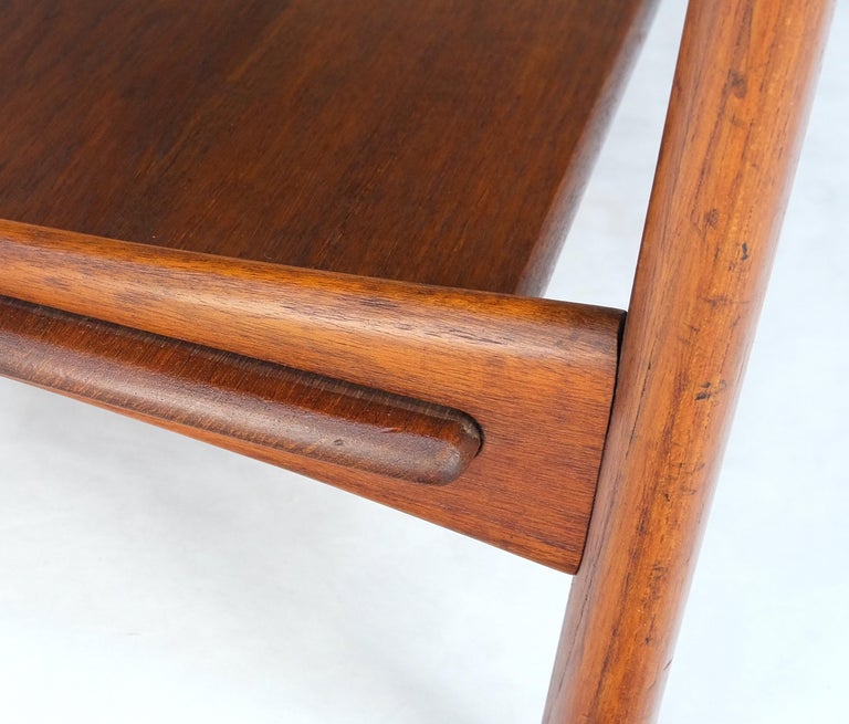 Solid Teak Danish Mid Century Modern Side End Table by John Stuart MINT ...