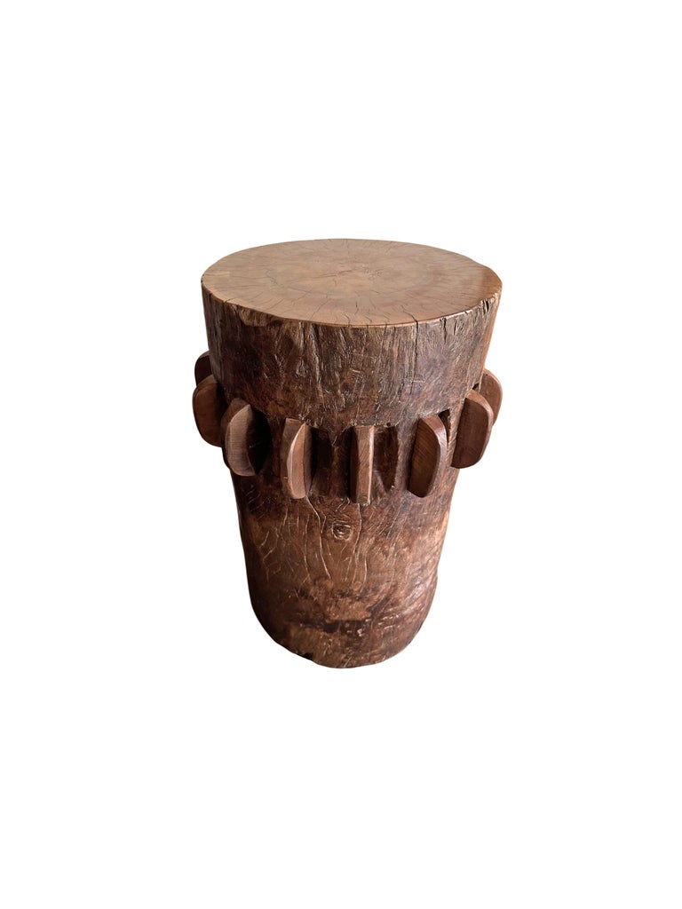 Solid Teak Sugar Cane Crusher / Grinder from Java, Indonesia, C. 1950 ...