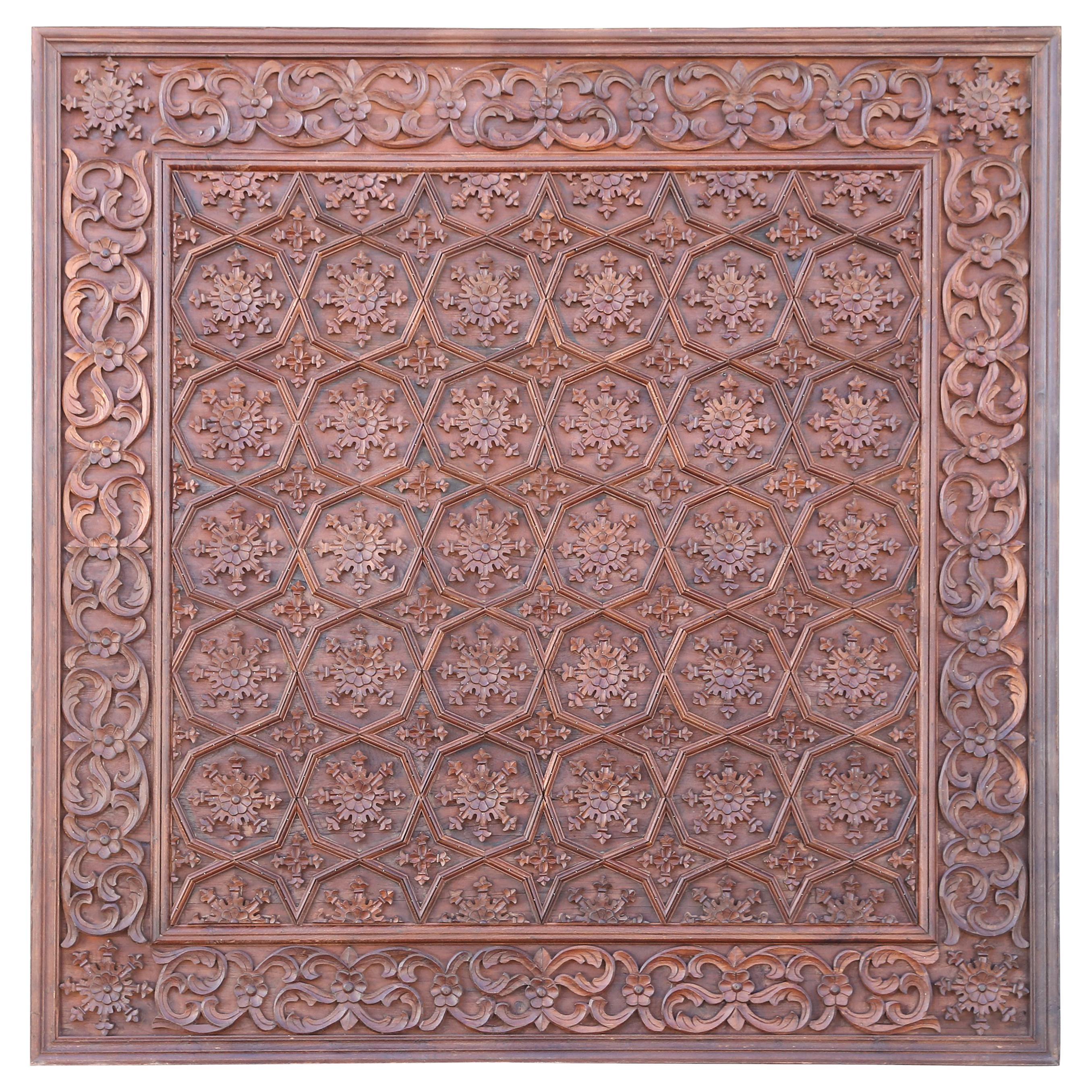 Wood Carved Ceiling - 12 For Sale on 1stDibs | wooden ceiling, wooden ...