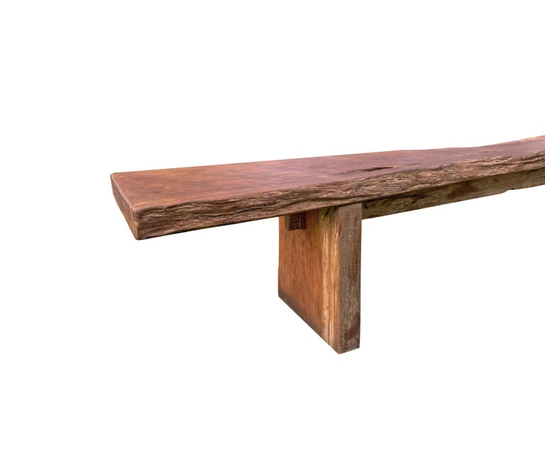 Solid Teak Wood Long Bench Modern Organic Java, Indonesia For Sale at ...