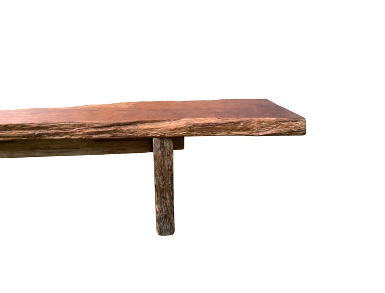 Solid Teak Wood Long Bench Modern Organic Java, Indonesia For Sale at ...