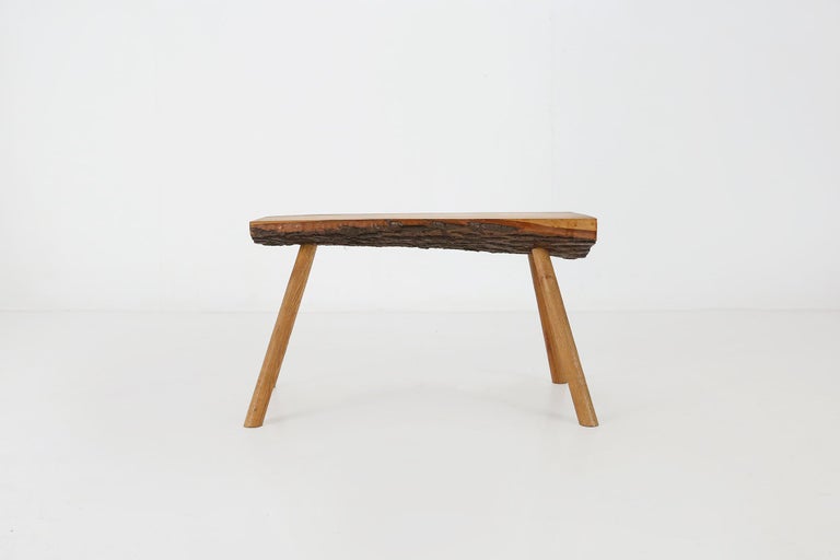 Solid Tree Trunk Coffee Table, 1950 For Sale at 1stDibs