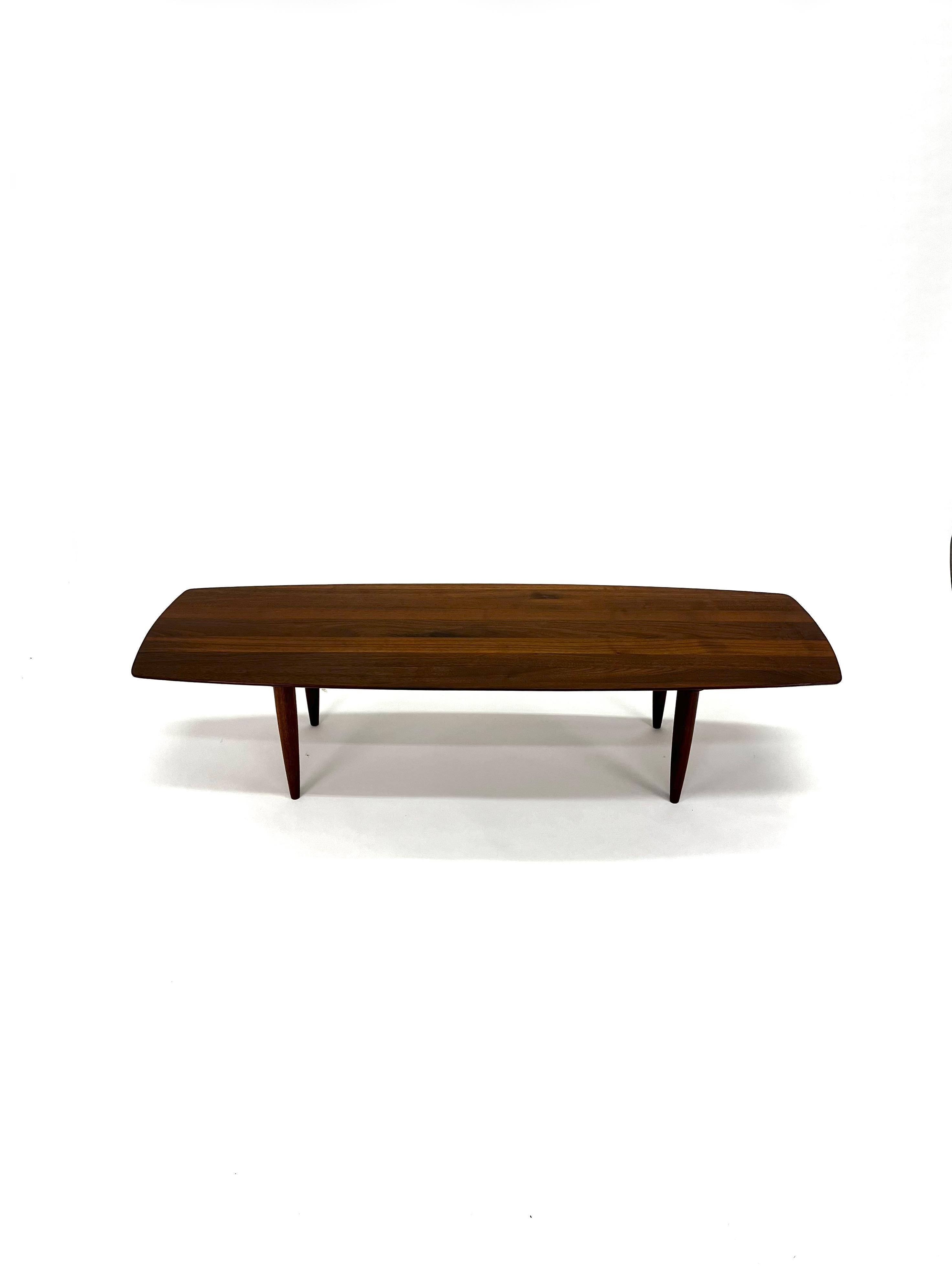 Solid Walnut Coffee Table by Ace Hi For Sale at 1stDibs