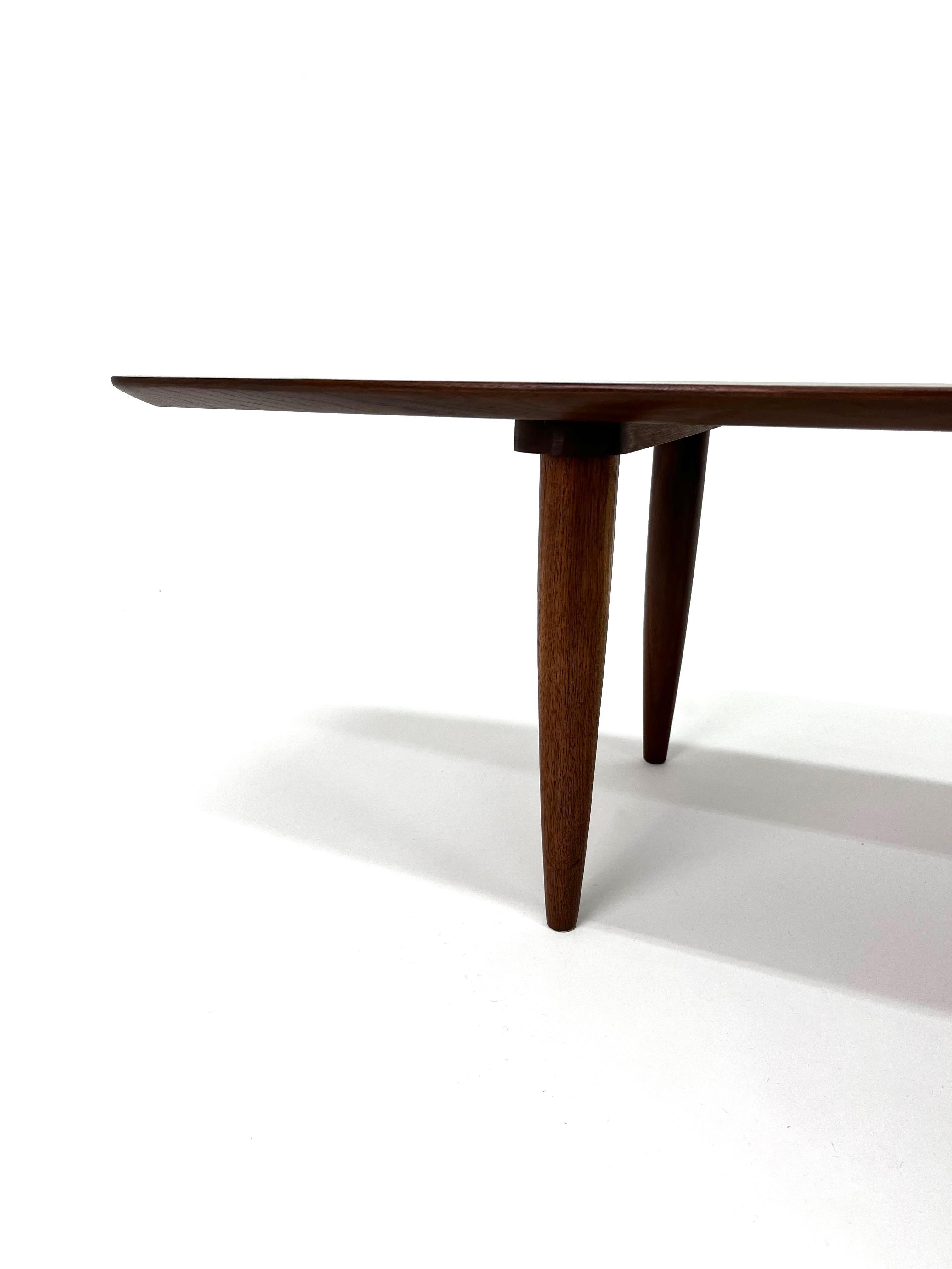Solid Walnut Coffee Table by Ace Hi For Sale at 1stDibs