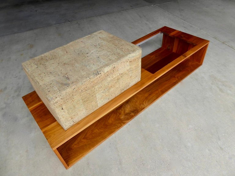 Solid Walnut "Nomad" Bench / Coffee Table by Reza Feiz of Phase at 1stDibs