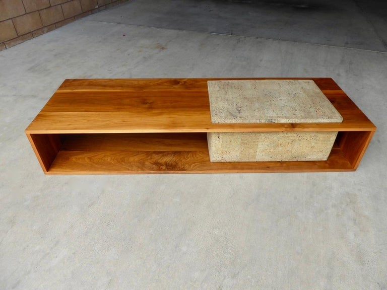 Solid Walnut "Nomad" Bench / Coffee Table by Reza Feiz of Phase at 1stDibs