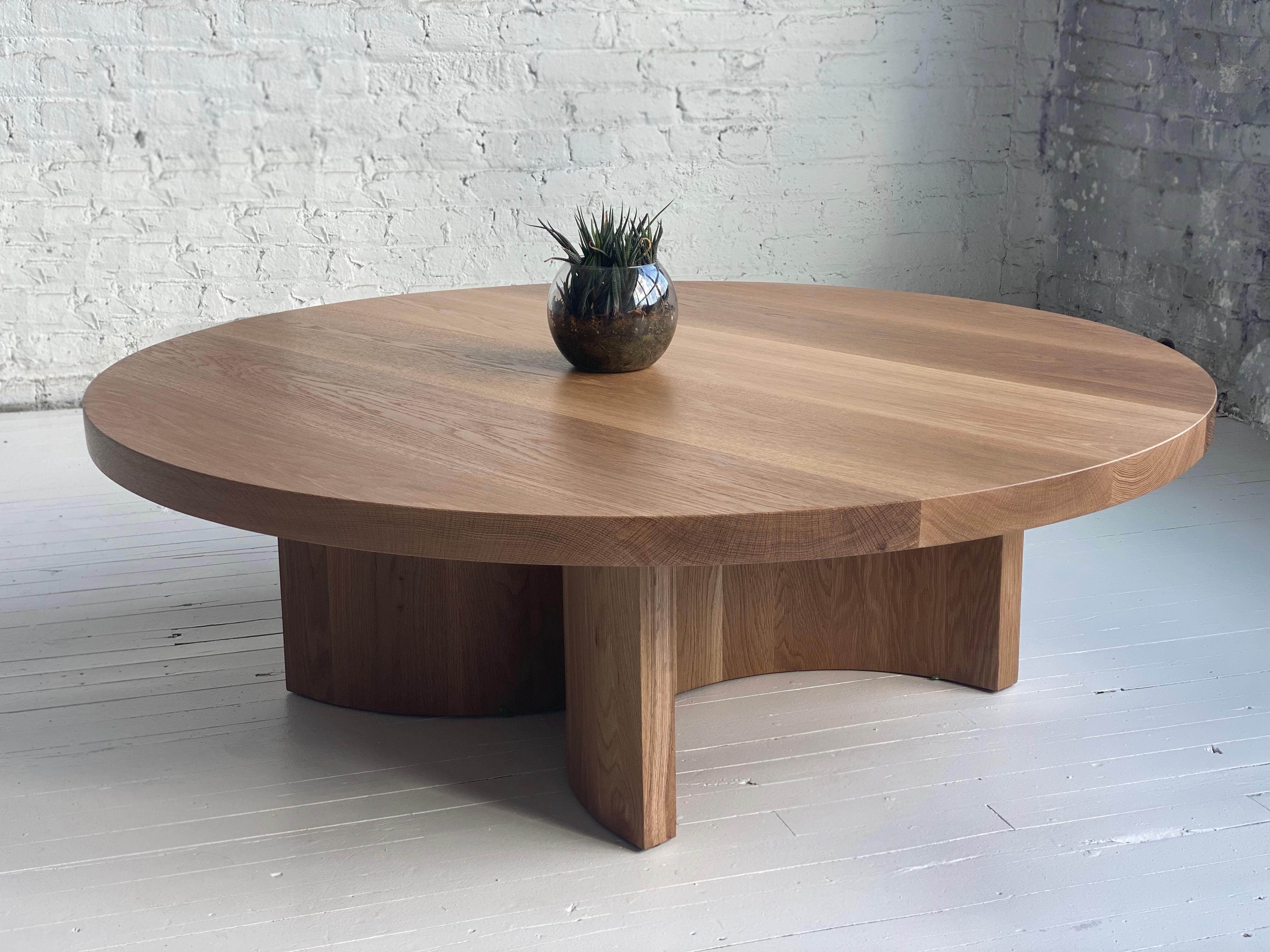 Solid Wood Echo Coffee Table in Natural White Oak by Withers Studio For ...