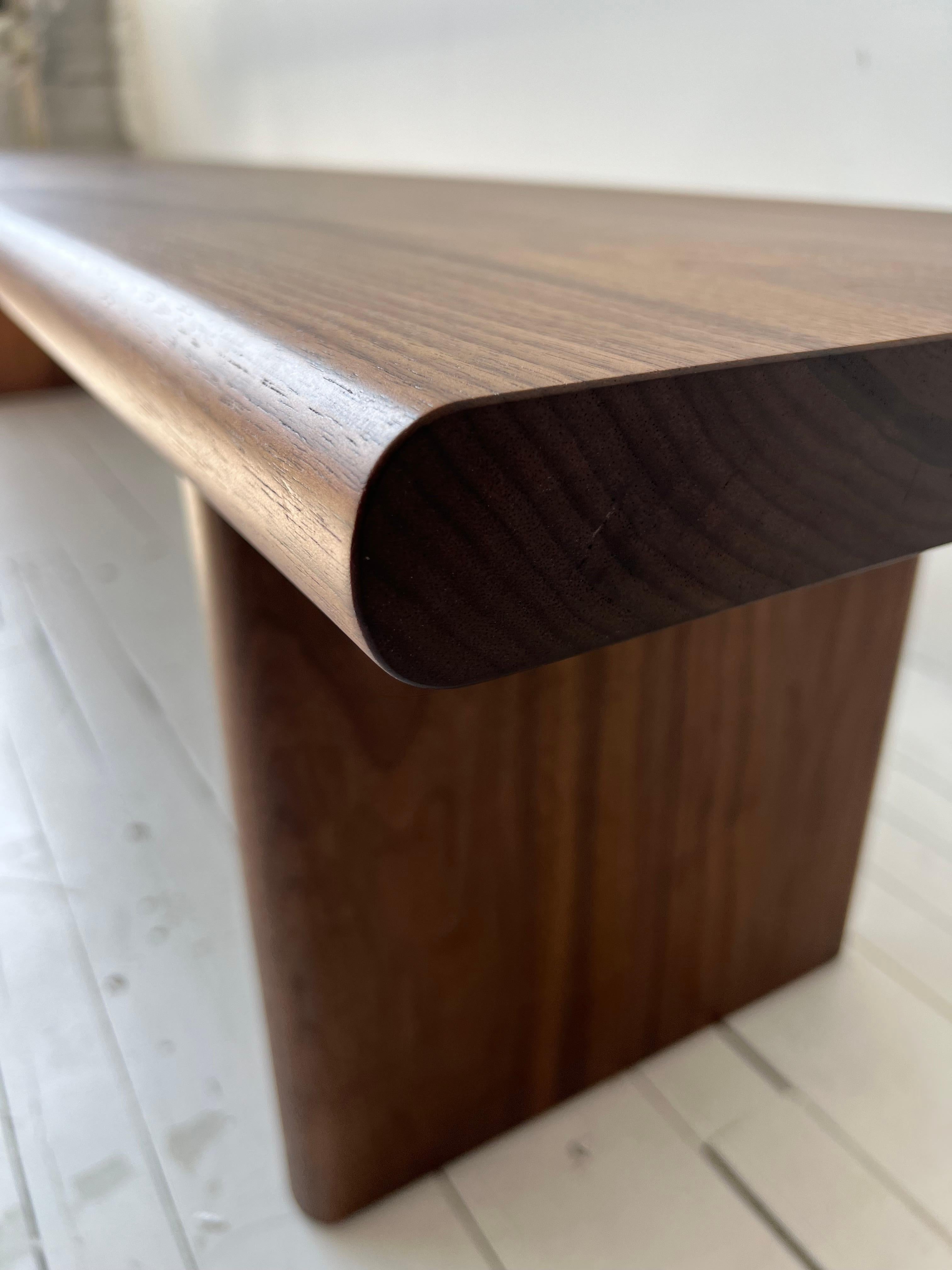 Solid Wood Livingston Bench in Natural Walnut by Withers Studio For ...