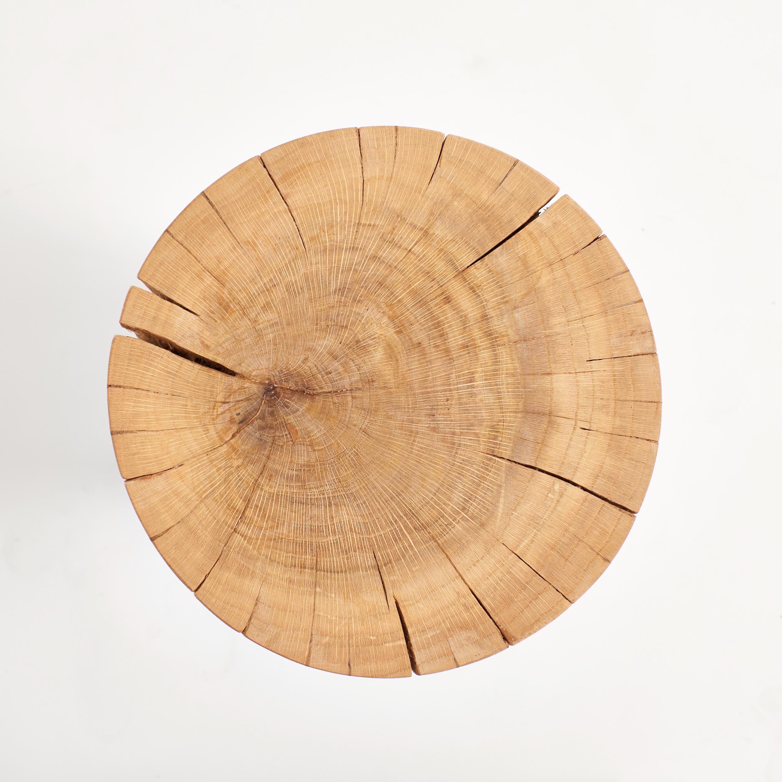 Solid Wood Side Table For Sale at 1stDibs