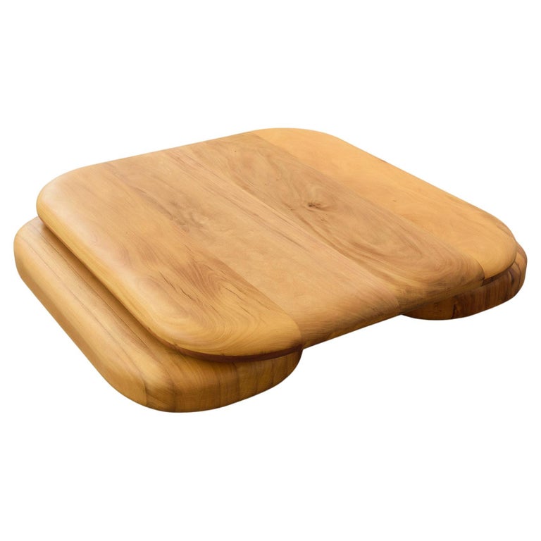 Solida Squared Table, by Rain, Contemporary Center Table, Solid Garapá ...