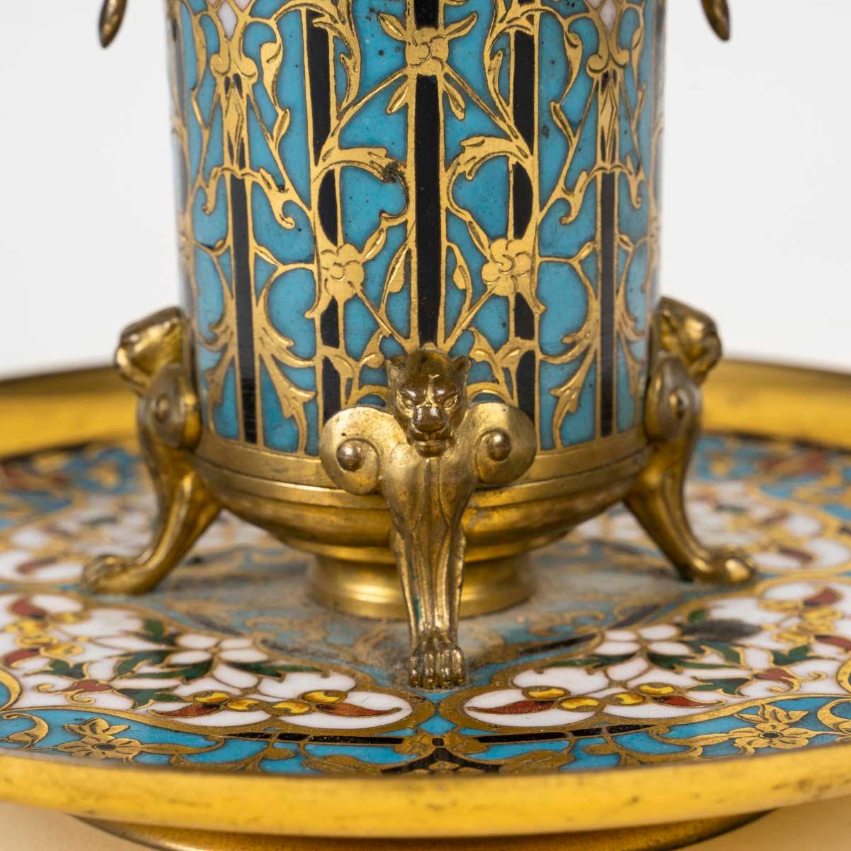 Soliflore or Cornet, Signed F.Barbedienne, 19th Century at 1stDibs