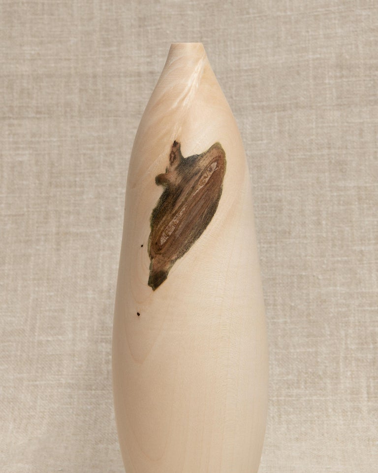Soliflore vase, red beech wood, handmade in France, unique piece For ...