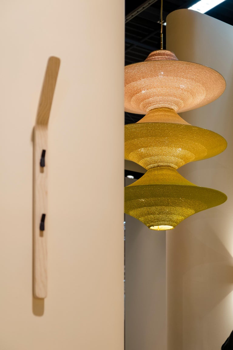 SOLITAIRE 03 Pendant Light Ø80cm/31.5in, Hand Crocheted in Egyptian ...