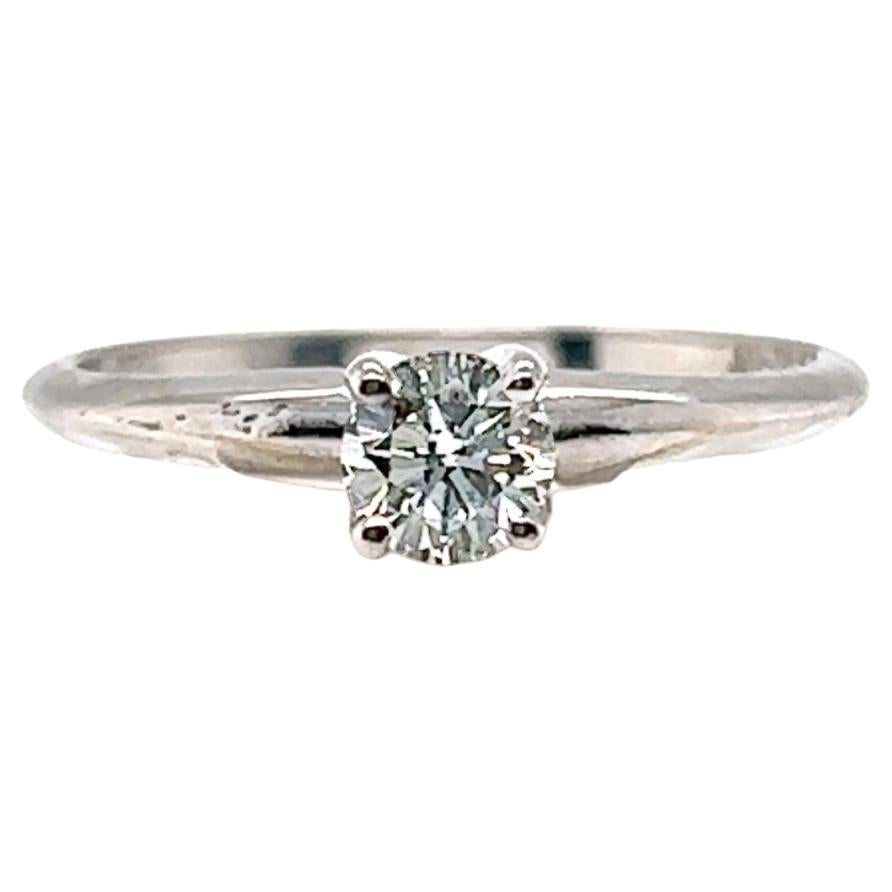 Star Diamond Engagement Ring .33ct Laser Cut Star Handmade 14k White ...