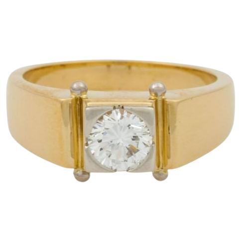 Solitaire Ring with Brilliant Approx. 0.55 Ct, 'Engraved' For Sale at ...