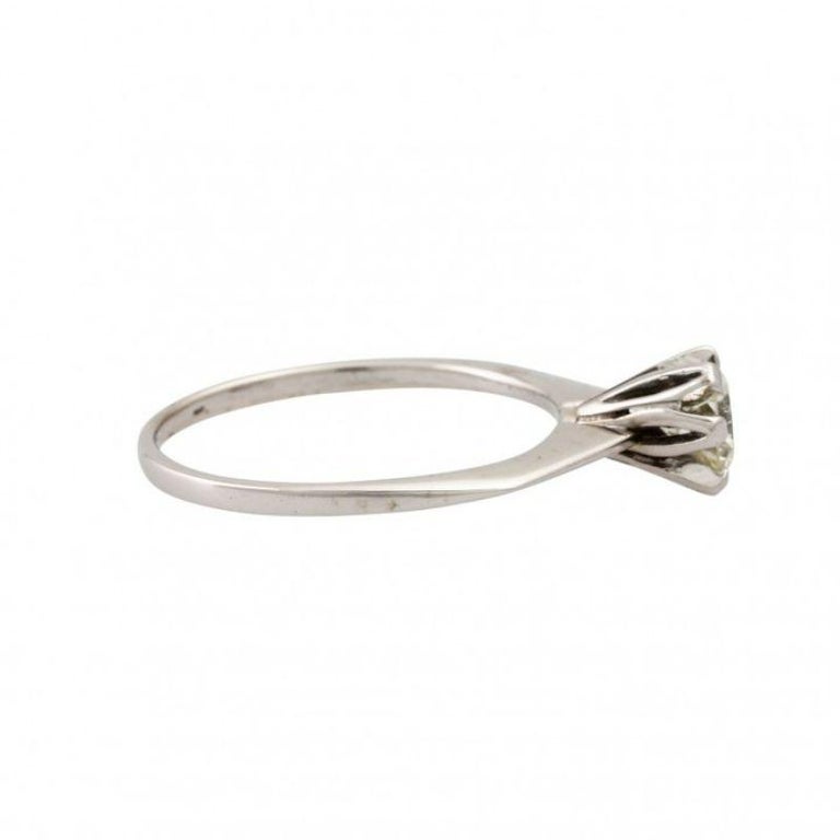 Solitaire Ring with Brilliant For Sale at 1stDibs
