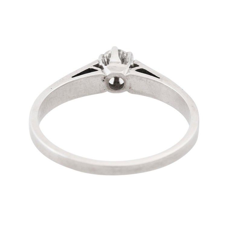 Solitaire Ring with Brilliant For Sale at 1stDibs