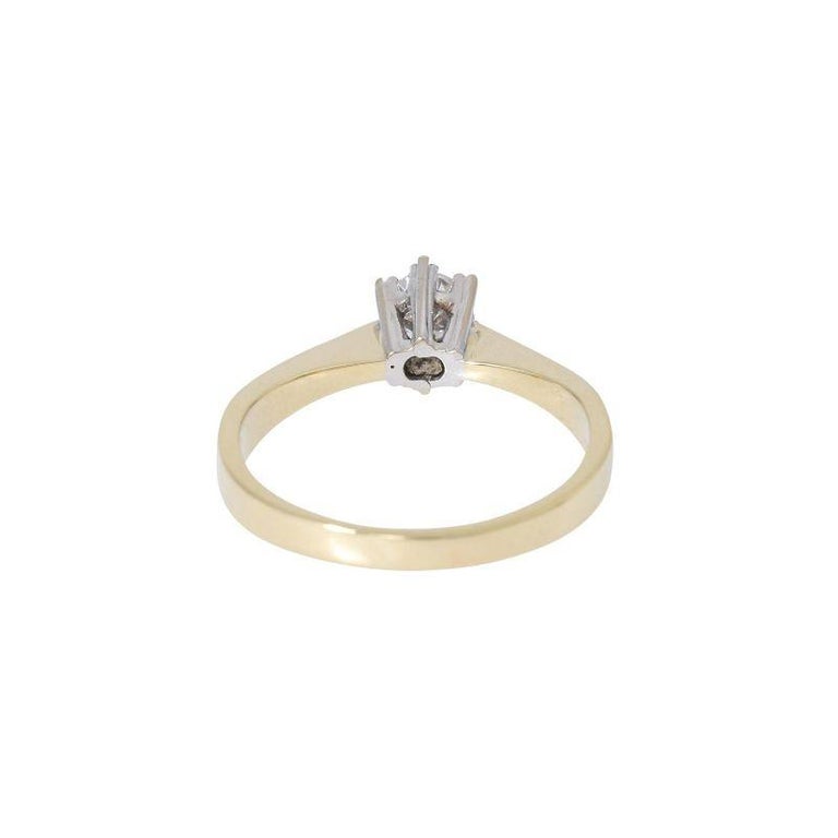 Solitaire Ring with Brilliant For Sale at 1stDibs
