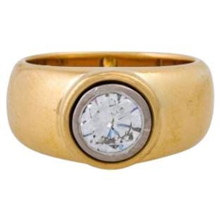Solitaire Ring with Brilliant For Sale at 1stDibs