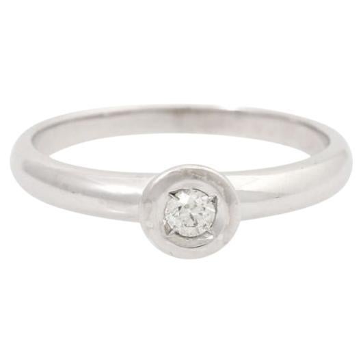 Solitaire Ring with Brilliant For Sale at 1stDibs