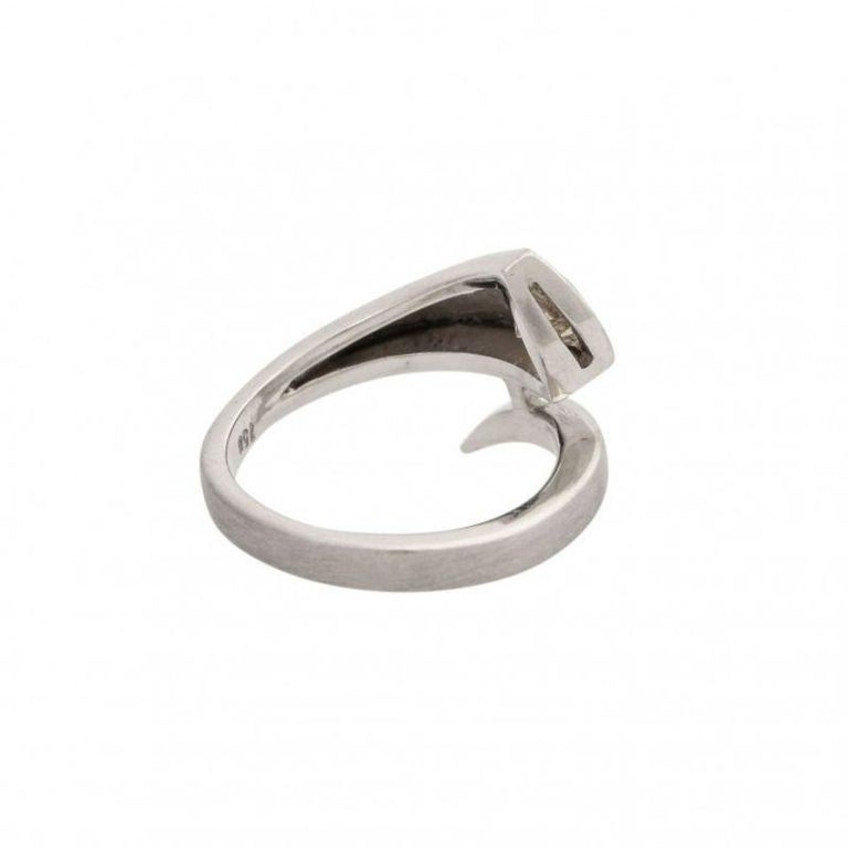 Solitaire Ring with Fancy-Cut Diamond 'Fire-Rose', Approx. 0.8 Ct For ...