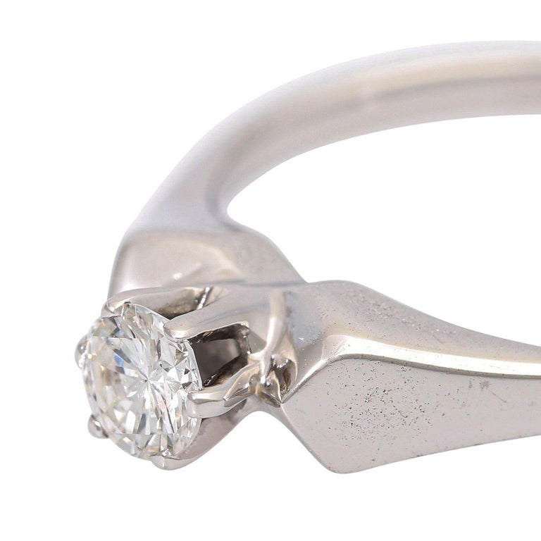 Solitarian Ring with Brilliant For Sale at 1stDibs