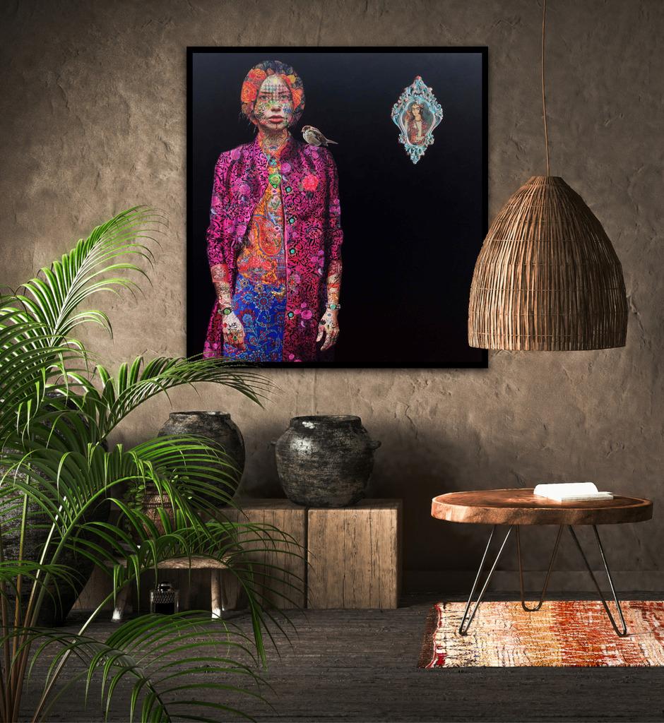 Solmaz Tohidloo - Homa (Bird of happiness) For Sale at 1stDibs