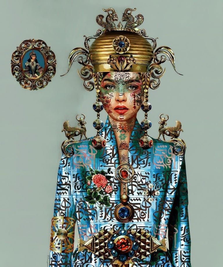 Solmaz Tohidloo - Untitled, Mixed Media on Canvas Painting by Solmaz ...