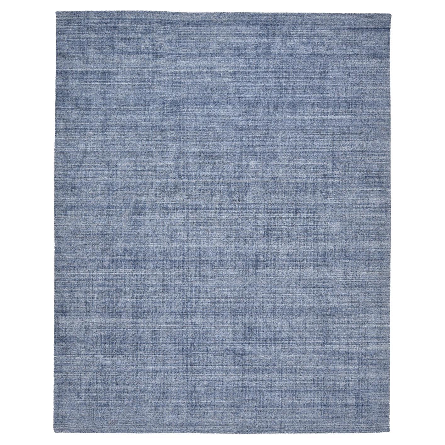 Solo Rugs Vedat Contemporary Oriental Area Rug Blue at 1stDibs