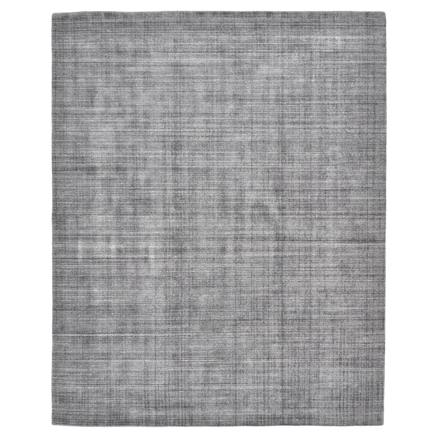 New Transitional Gray Area Rug with Contemporary Style For Sale at 1stDibs