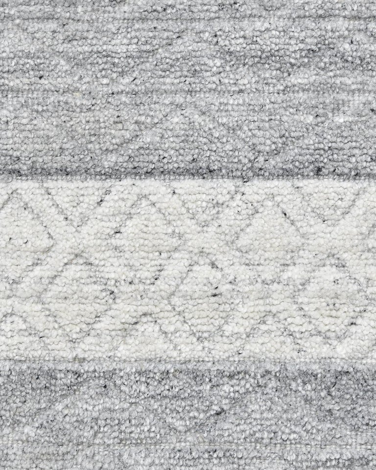 Solo Rugs Modern Handloom Gray Area Rug For Sale at 1stDibs