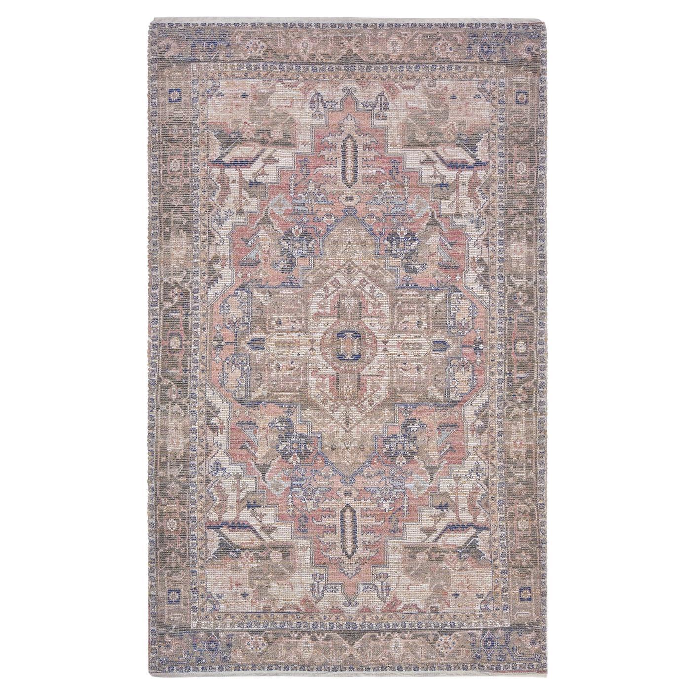 Solo Rugs Transitional Jute Solid Hand Woven Natural Area Rug For Sale ...