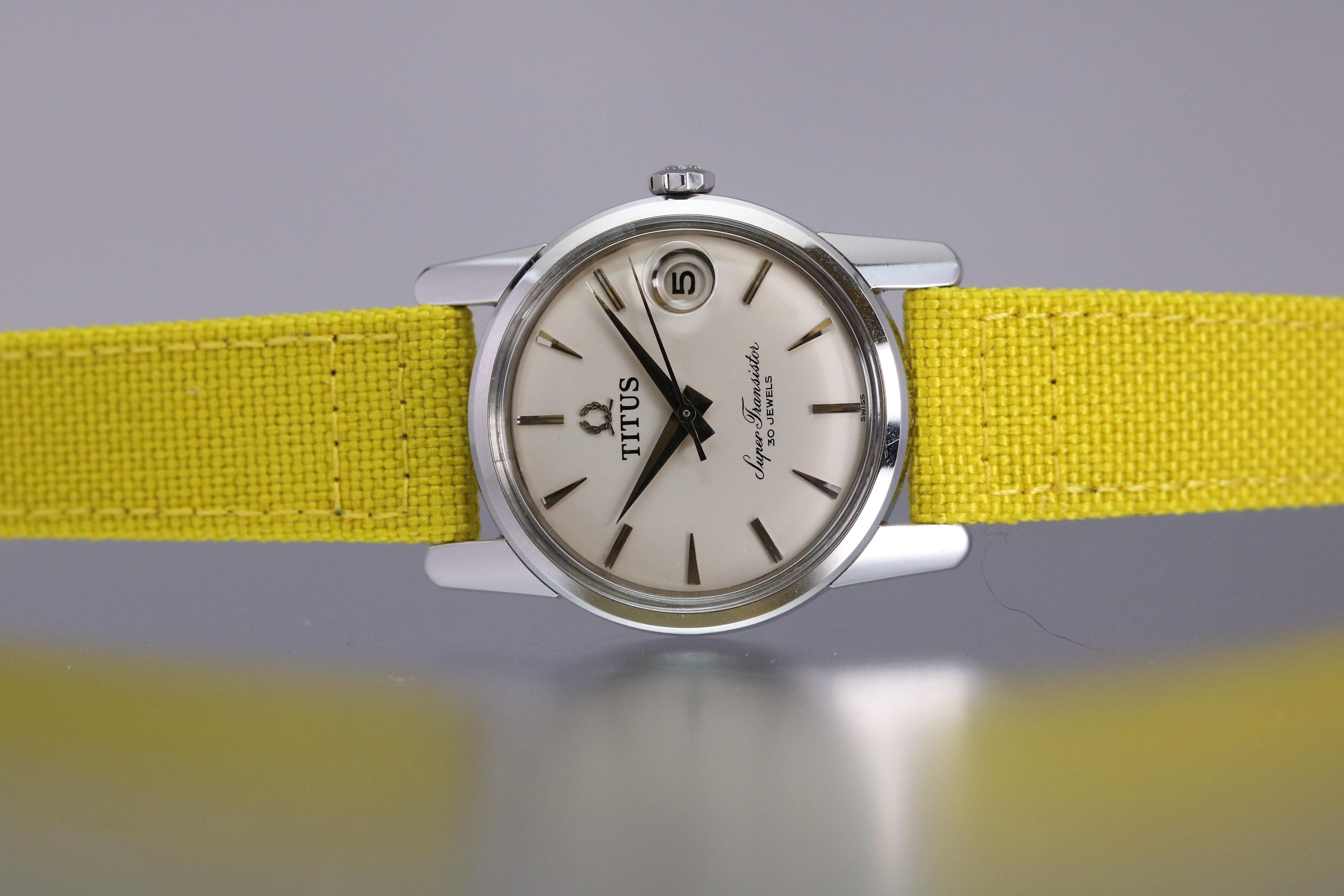 Solvil et Titus Stainless Steel Super Transistor automatic Wristwatch ...