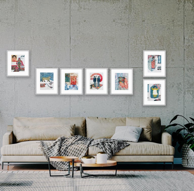 Sonal Varshneya Ojha - Pop Culture Art Surreal Set 7 Etchings ...