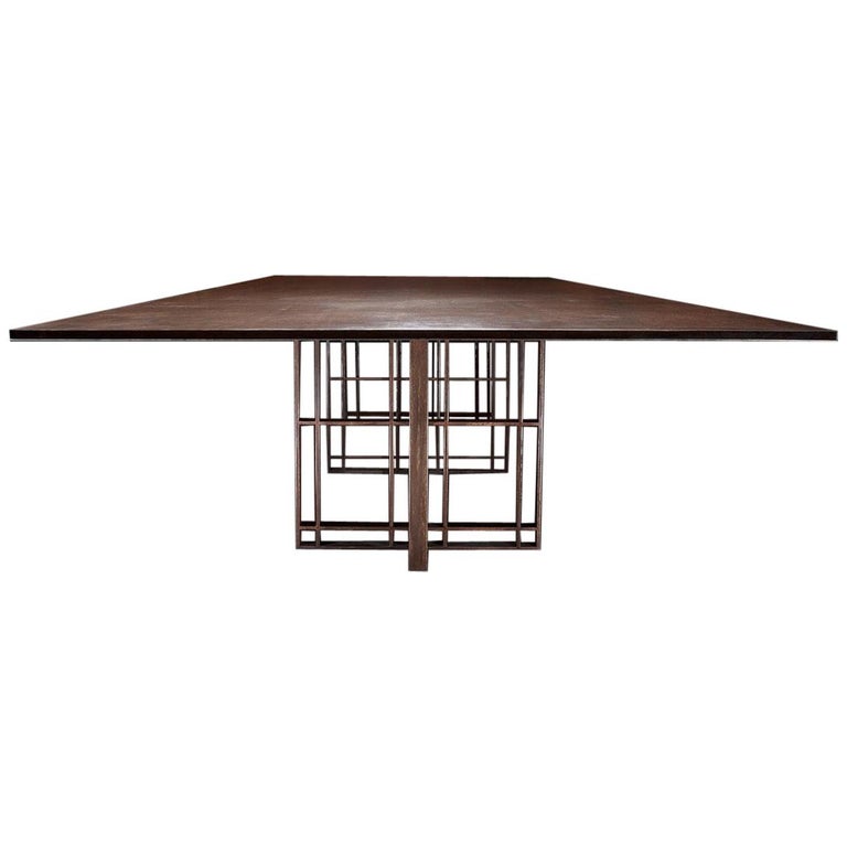 Sonar Dining Table Handcrafted and Signed by Novocastrian For Sale at ...