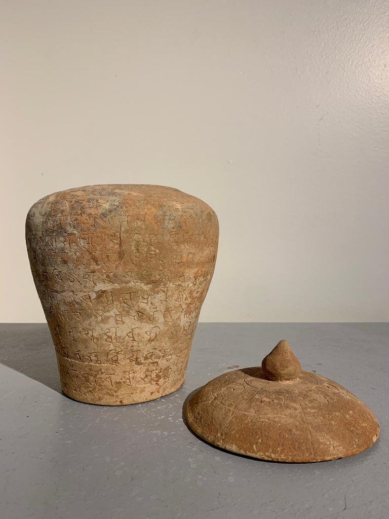 Song Dynasty Pottery Jar with Sanskrit Inscriptions, 11th/12th Century ...