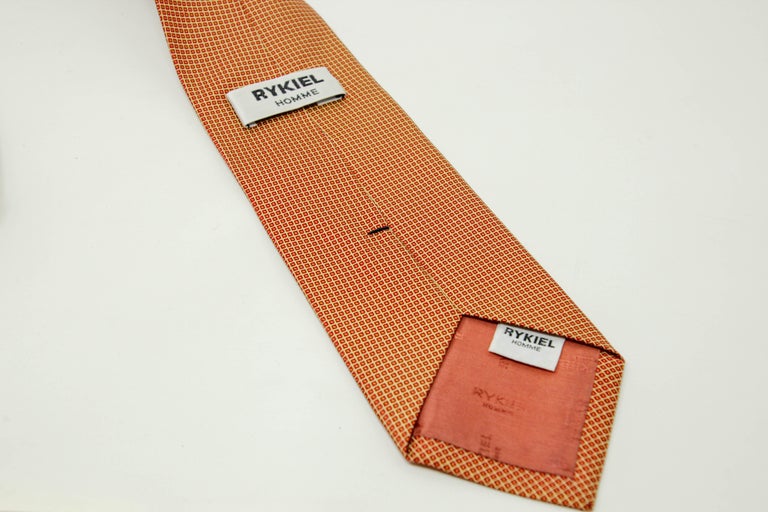 Sonia Rykiel Homme Vintage Silk Tie For Sale at 1stDibs