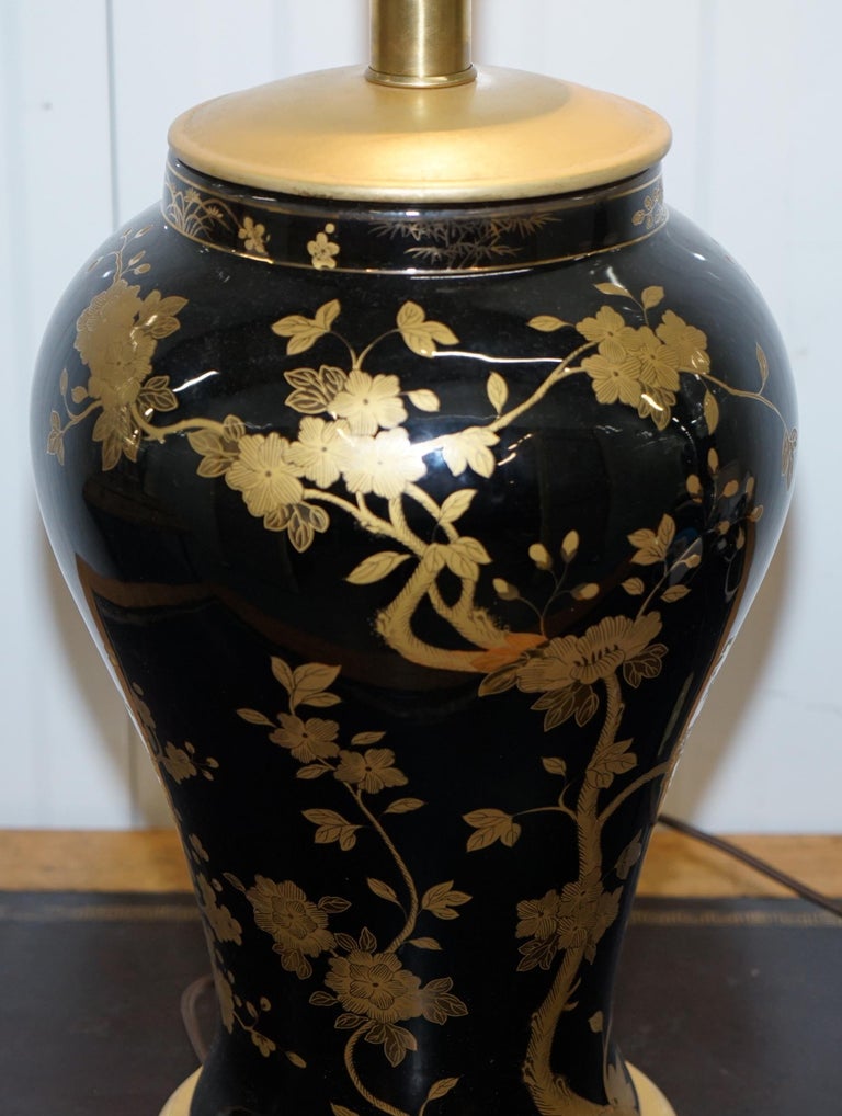 Sop Display Ralph Lauren Large Gable Lamp Blak Gol Chinese at 1stDibs