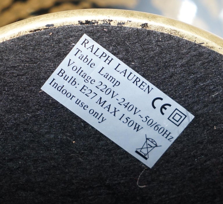 Sop Display Ralph Lauren Large Gable Lamp Blak Gol Chinese at 1stDibs