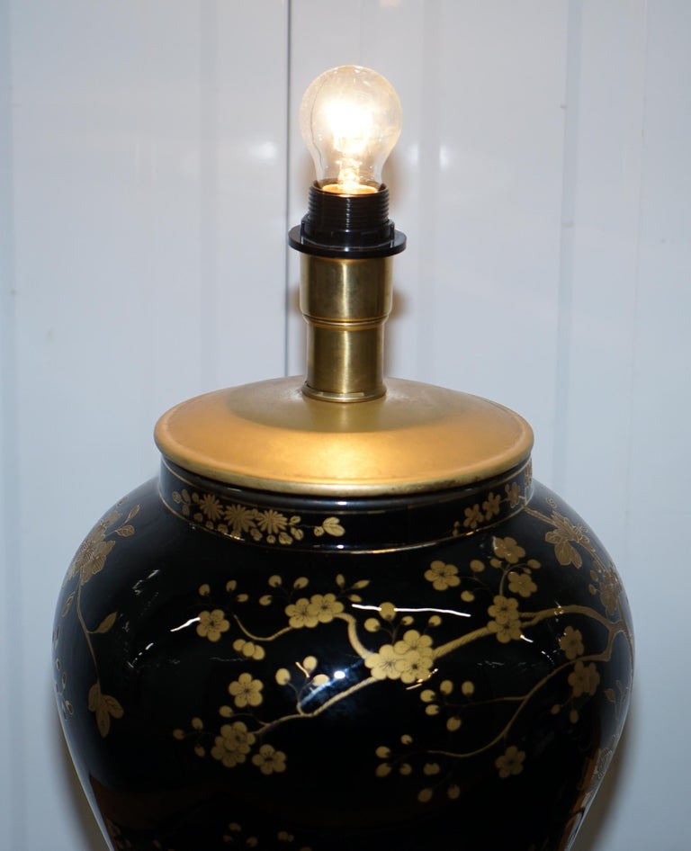 Sop Display Ralph Lauren Large Gable Lamp Blak Gol Chinese at 1stDibs