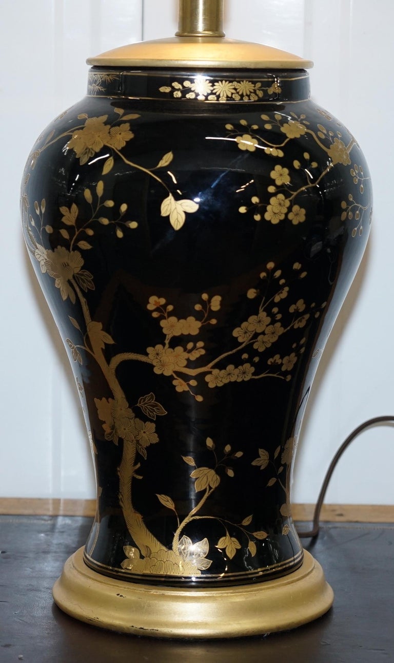 Sop Display Ralph Lauren Large Gable Lamp Blak Gol Chinese at 1stDibs