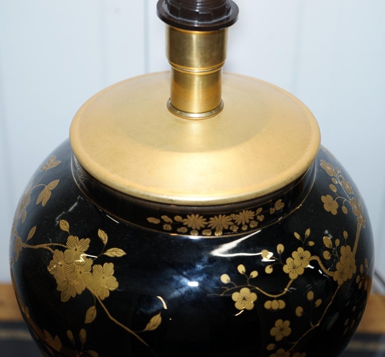 Sop Display Ralph Lauren Large Gable Lamp Blak Gol Chinese at 1stDibs
