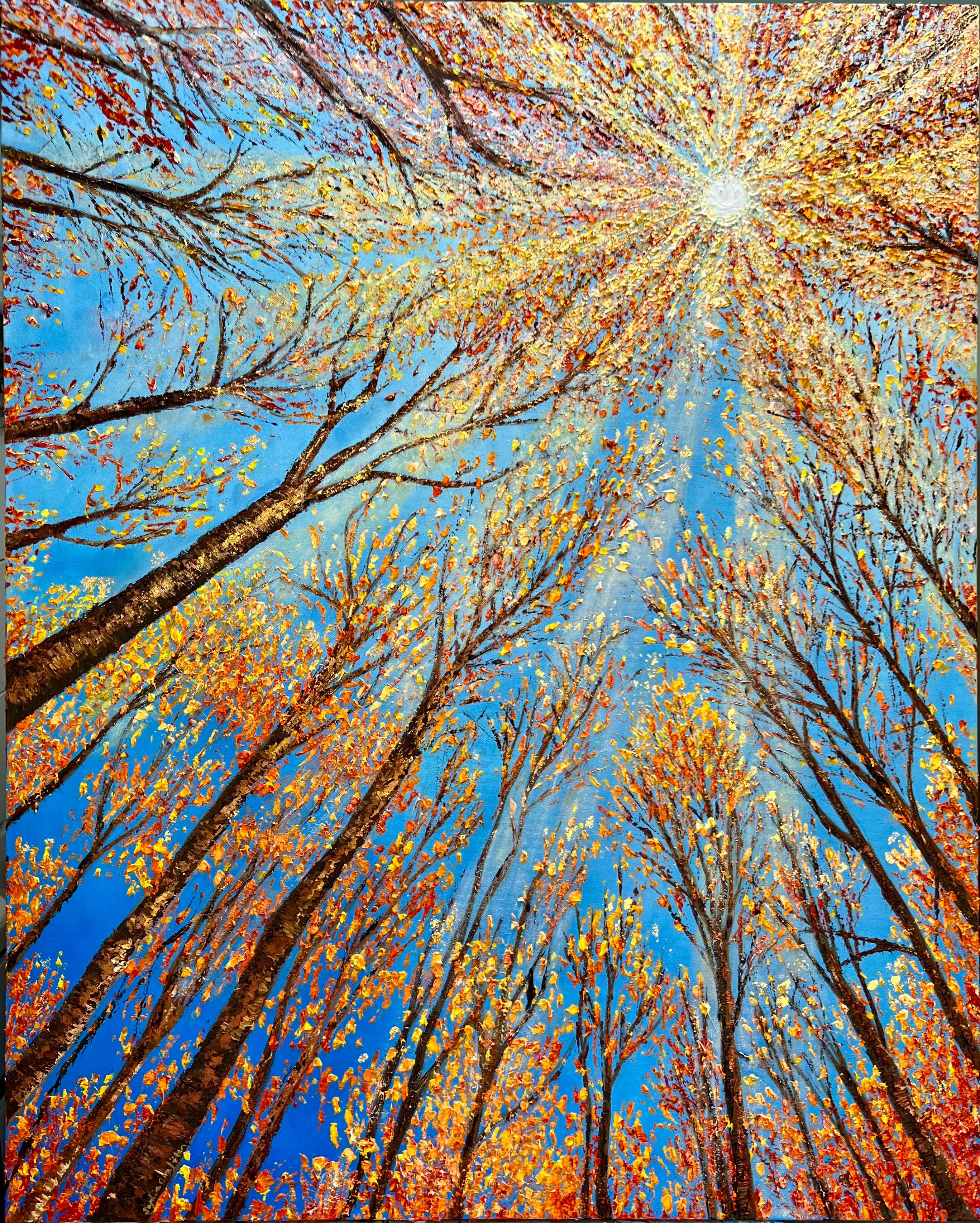 Sophia Chalklen - Heaven's Reach - peinture originale de paysage ...