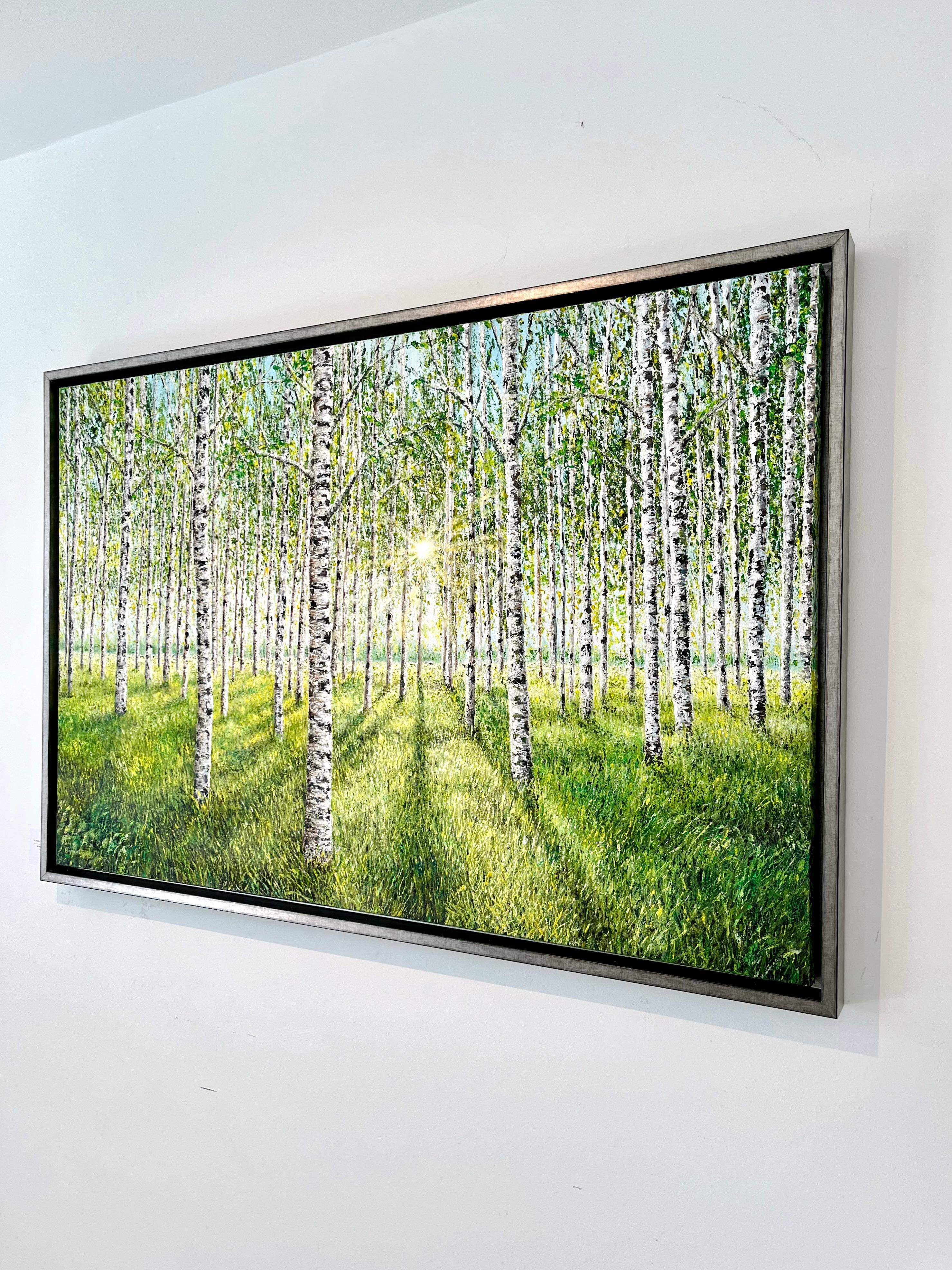 Sophia Chalklen - New Beginnings- impressionism woods trees landscape ...